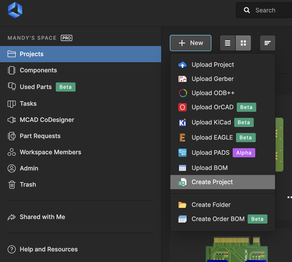 3. Create a Project in Altium 365 Workspace | Quick Start | Video Tutorials | Learn Altium 365